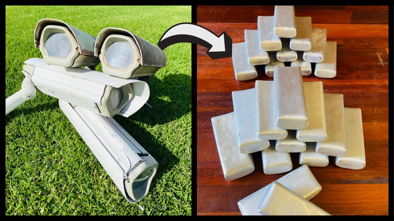 Security Casing Melt Down - Bulk Bars - ASMR Metal Melting - Trash To ...