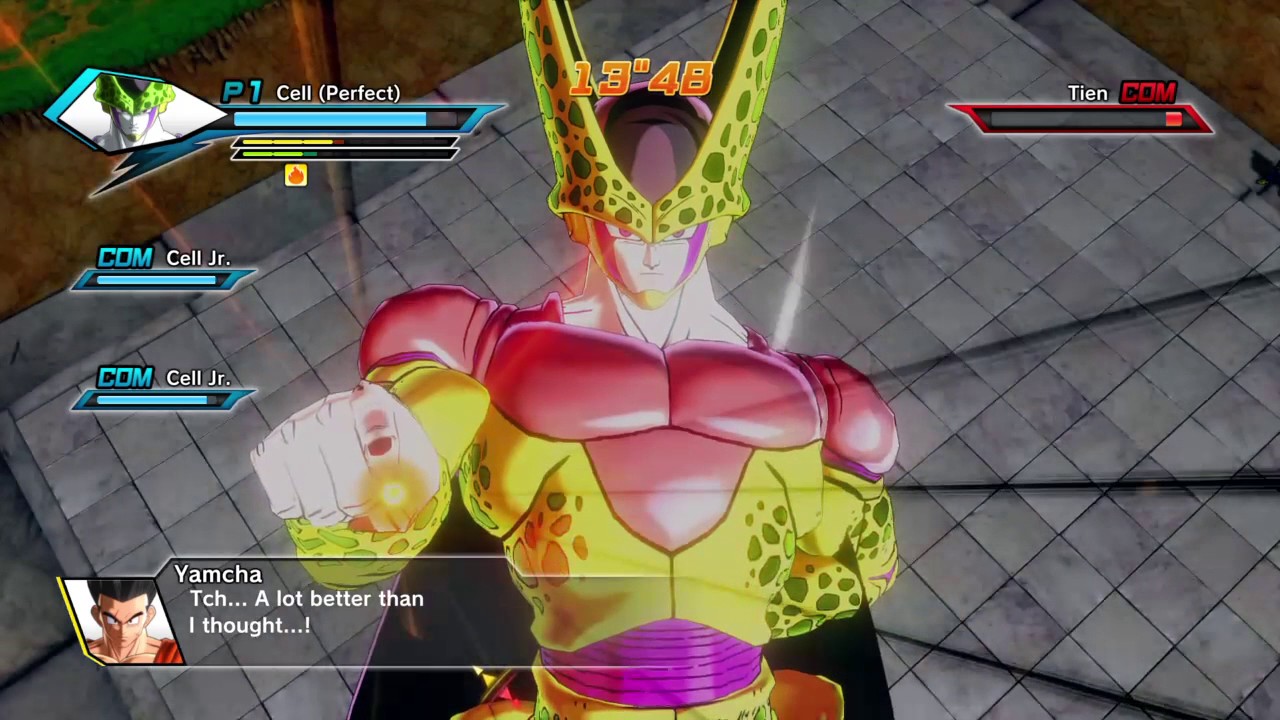 DRAGON BALL XENOVERSE Cell vs. Z-Fighters - YouTube