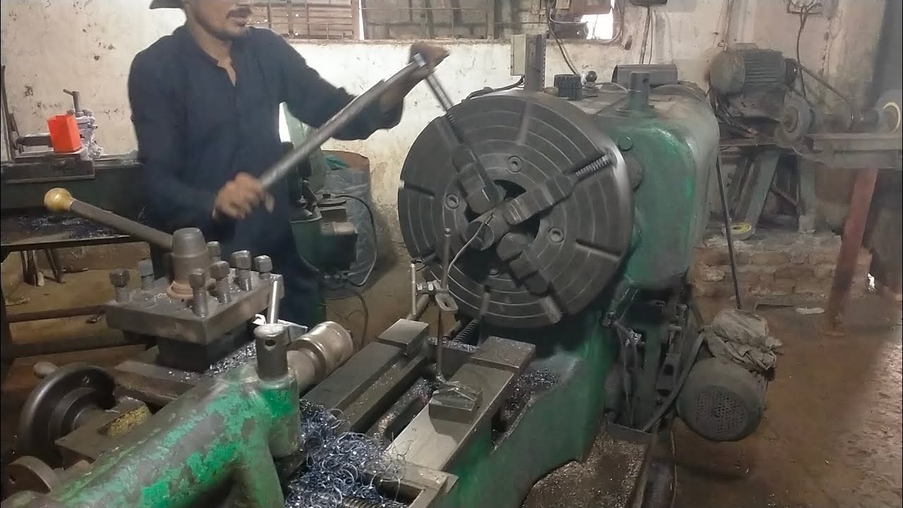 shofat new work lathe machine - YouTube