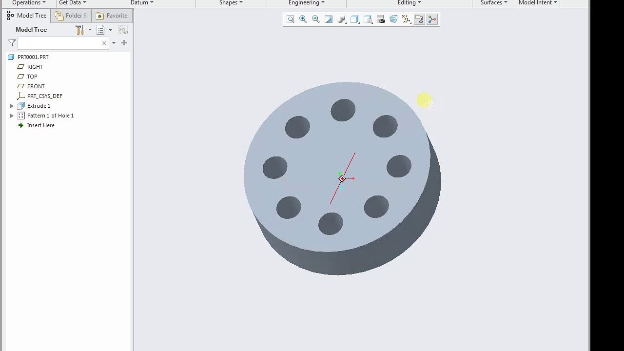 AUTO GENERATION OF PCD IN CREO DRAWING - YouTube