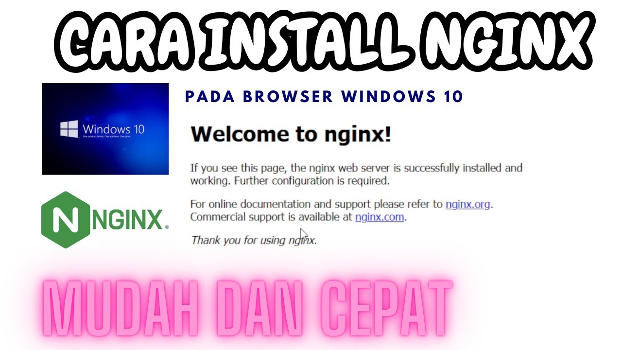 Cara Mudah Install Nginx di Windows 10 - Panduan Lengkap 2025 - YouTube