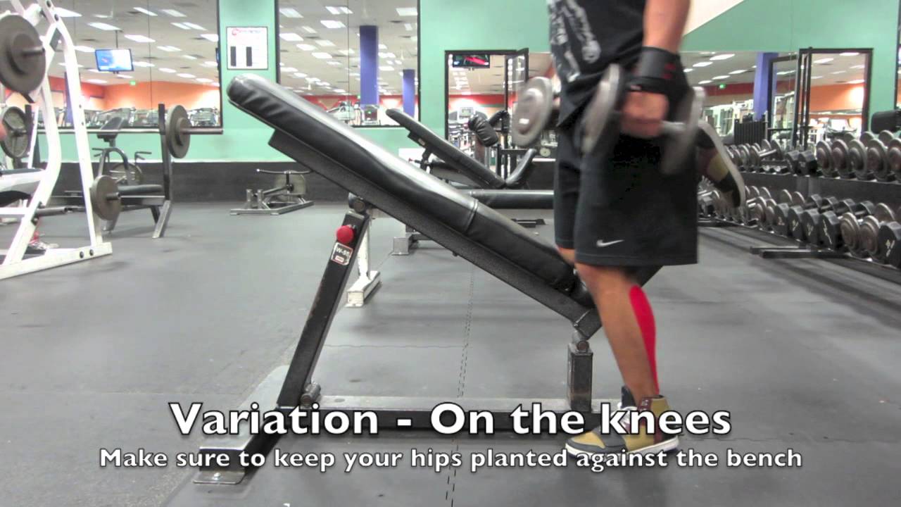 Back: Incline Bench Dumbbell Rows - Neutral Grip - YouTube