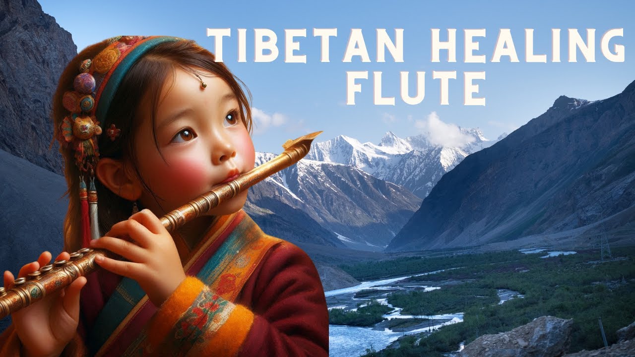 TIBETAN FLUTE, ELIMINATES STRESS, ANXIETY AND CALMS THE MIND - YouTube