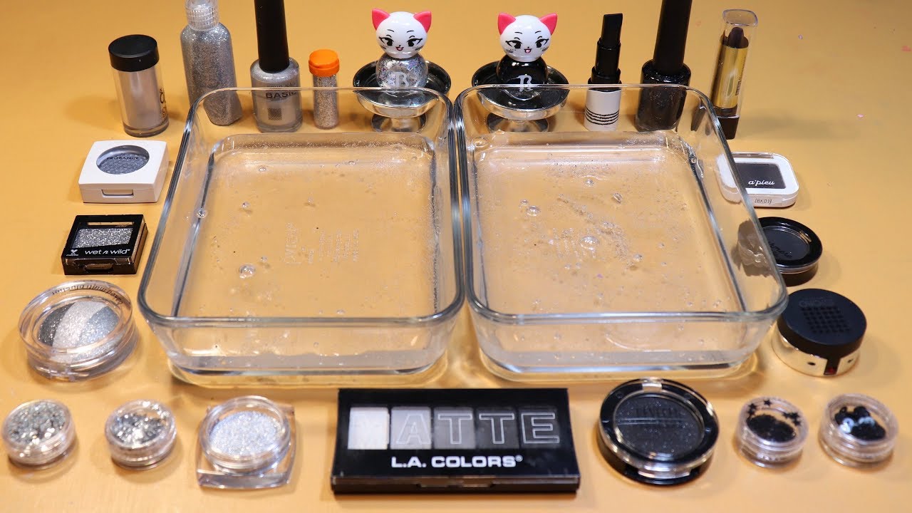 Two Color Series #02 GRAY vs BLACK ***Mixing EYESHADOW and Parts ...