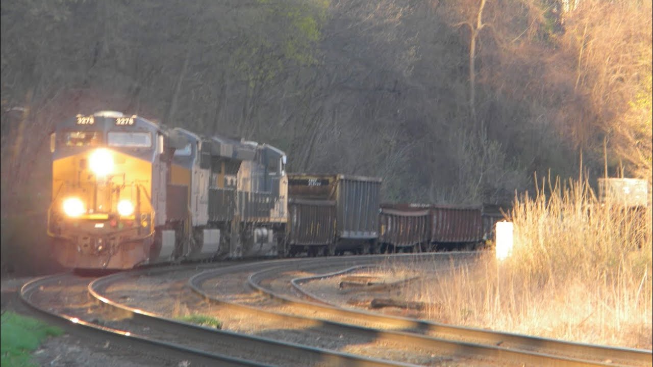 Amtrak and Csx trains - YouTube