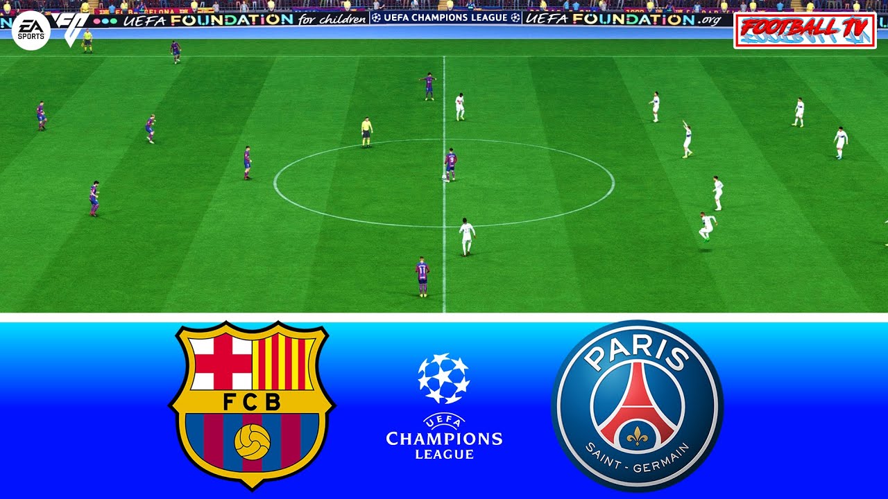 Barcelona vs PSG | UEFA Champions League 23/24 | Full Match All Goals ...
