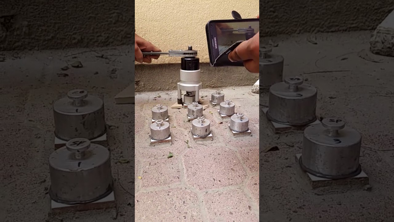 Tile Adhesive test - YouTube