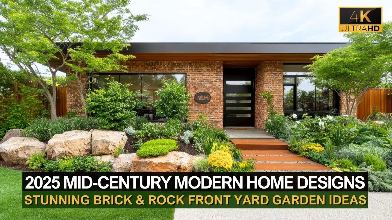 Brick Mid Century Modern Landscaping 9 Mid Century Modern Homes That
