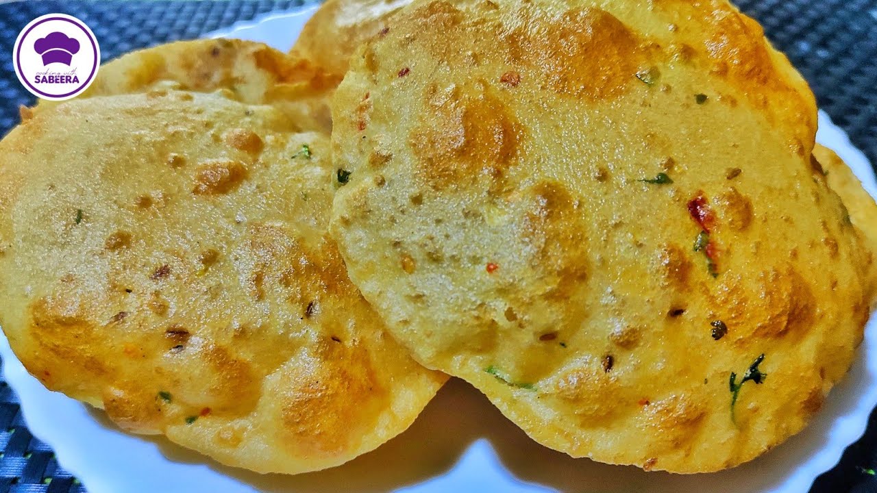 Aloo Suji Ki Puri | Rava Semolina Puri Recipe - YouTube