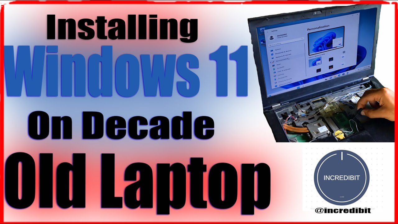 windows 11 on my decade old laptop t420 - YouTube