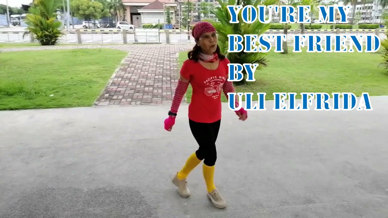 You're My Best Friend line dance - YouTube