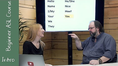 Beginner American Sign Language (ASL ) Course - YouTube