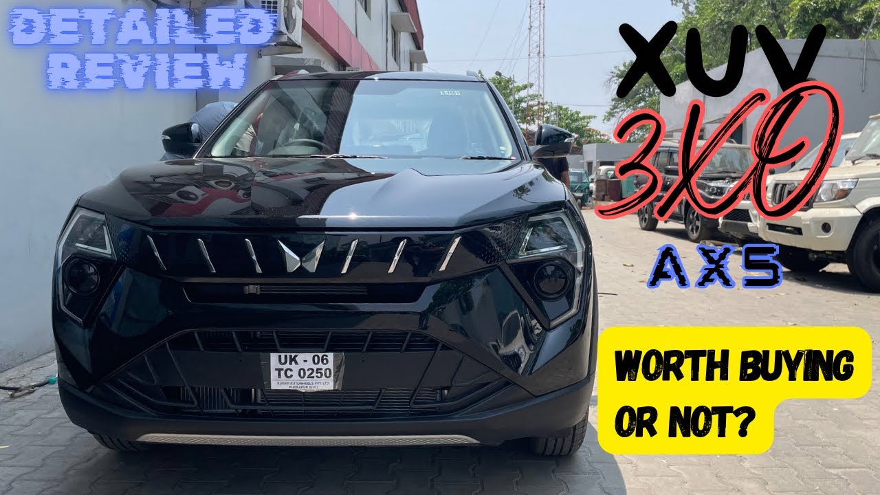 All New Mahindra XUV 3XO AX5 (2024)| Detailed Review| Features| Colours ...