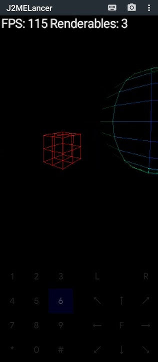 J2ME custom wireframe renderer features - YouTube