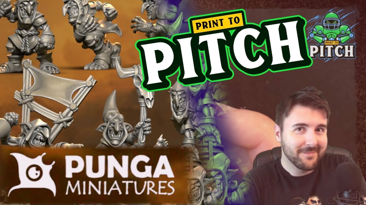 Punga Goblin Team (part 1) - 3D Printing Blood Bowl | Print to Pitch ...