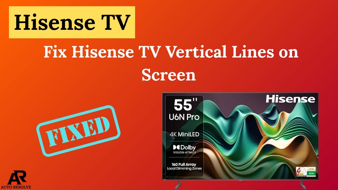 Fix Hisense TV Vertical Lines on Screen – Step-by-Step Guide - YouTube