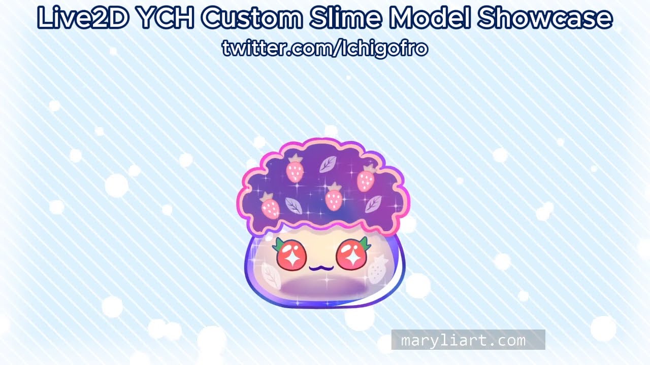 Slime Mascot - Live2D model showcase - Ichigofro - YouTube