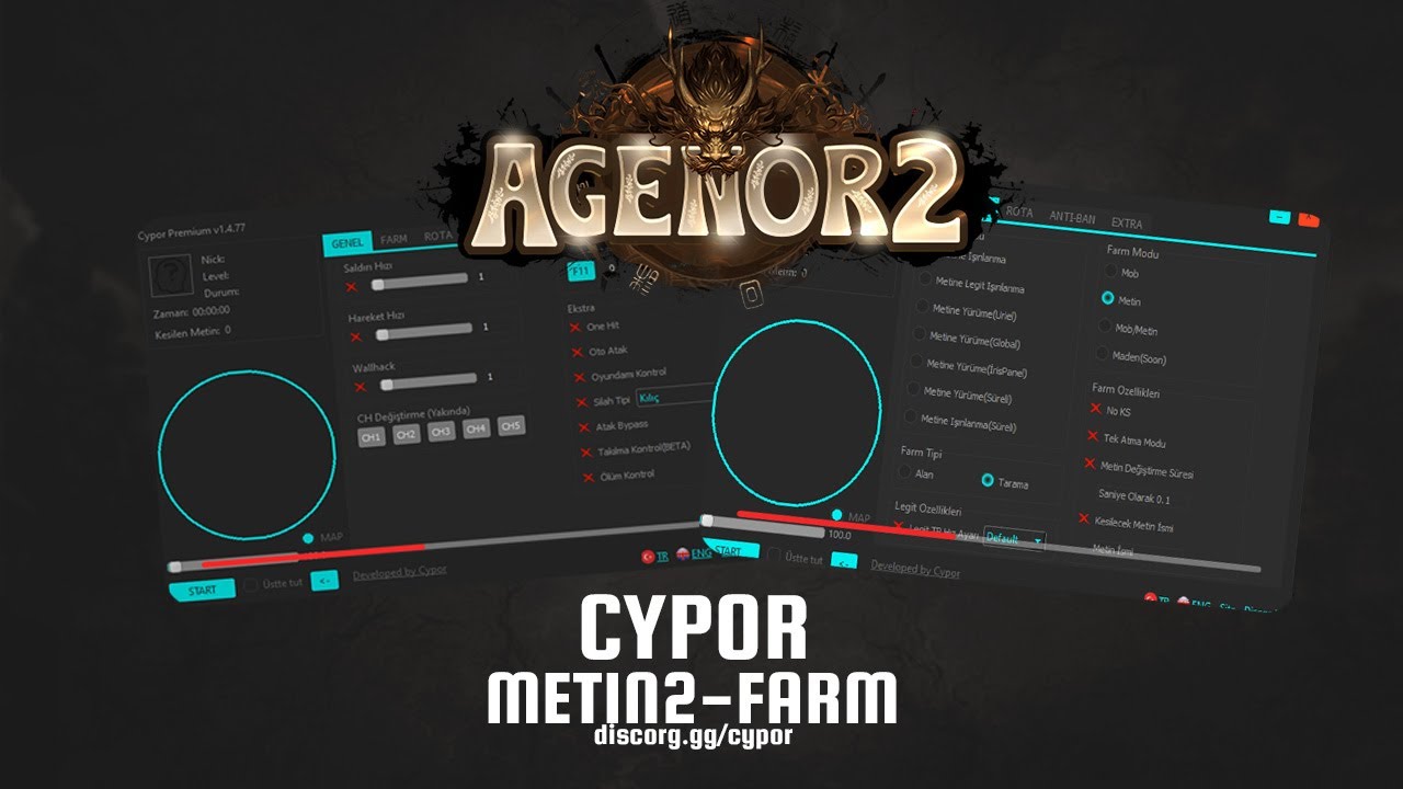 Agenor2 Metin Botu l Cypor Stone Bot - YouTube