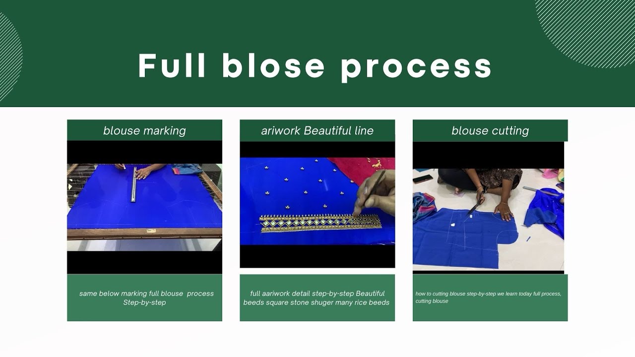 Aariwork full process in this video very simple - YouTube