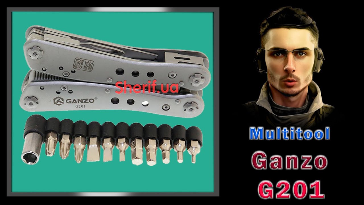 Видеообзор Мультитул Multitool Ganzo G201 - YouTube