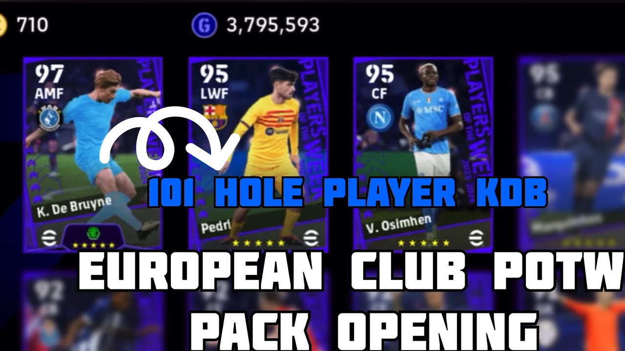 Can I pack 101 hole player KDB🤩 | Europenan club championship POTW pack ...