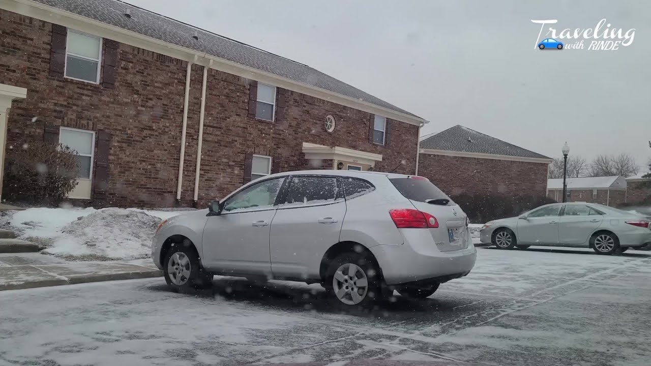 Winter Weekend Drive Through Snow Blizzard - YouTube