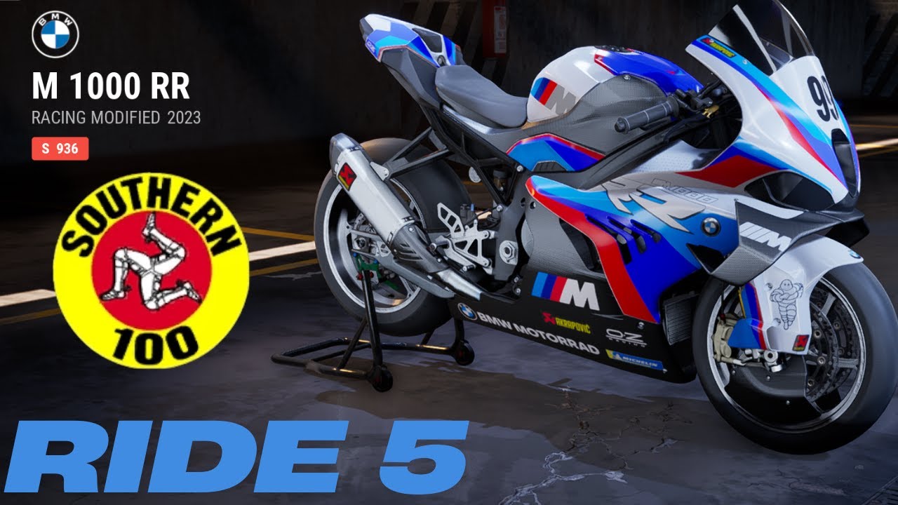 RIDE 5 | BMW M1000-RR | ISLE OF MAN TT | 317 KPH!!!! | SOUTHERN 100 ...