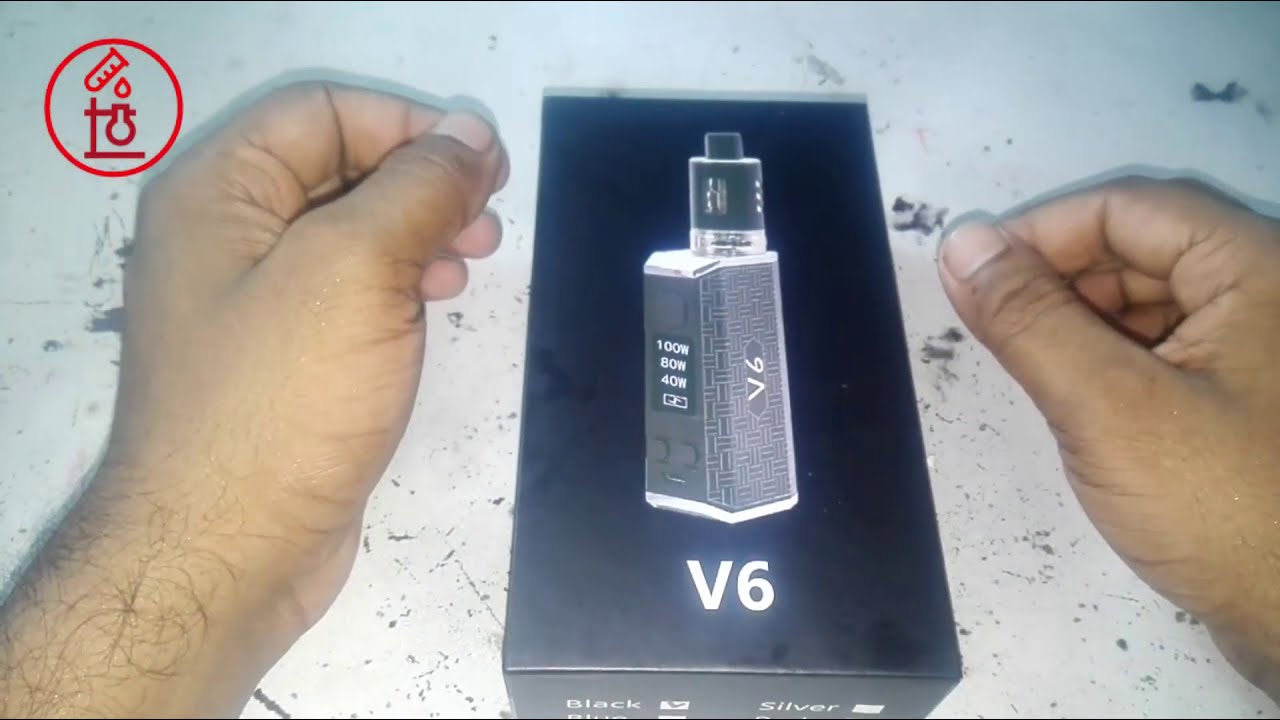 vape V6 100W review unboxing and price - YouTube