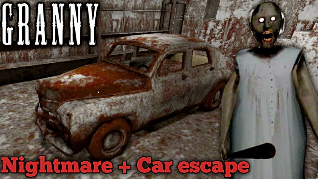 Bawa kabur mobil Granny - nightmare + car escape - YouTube