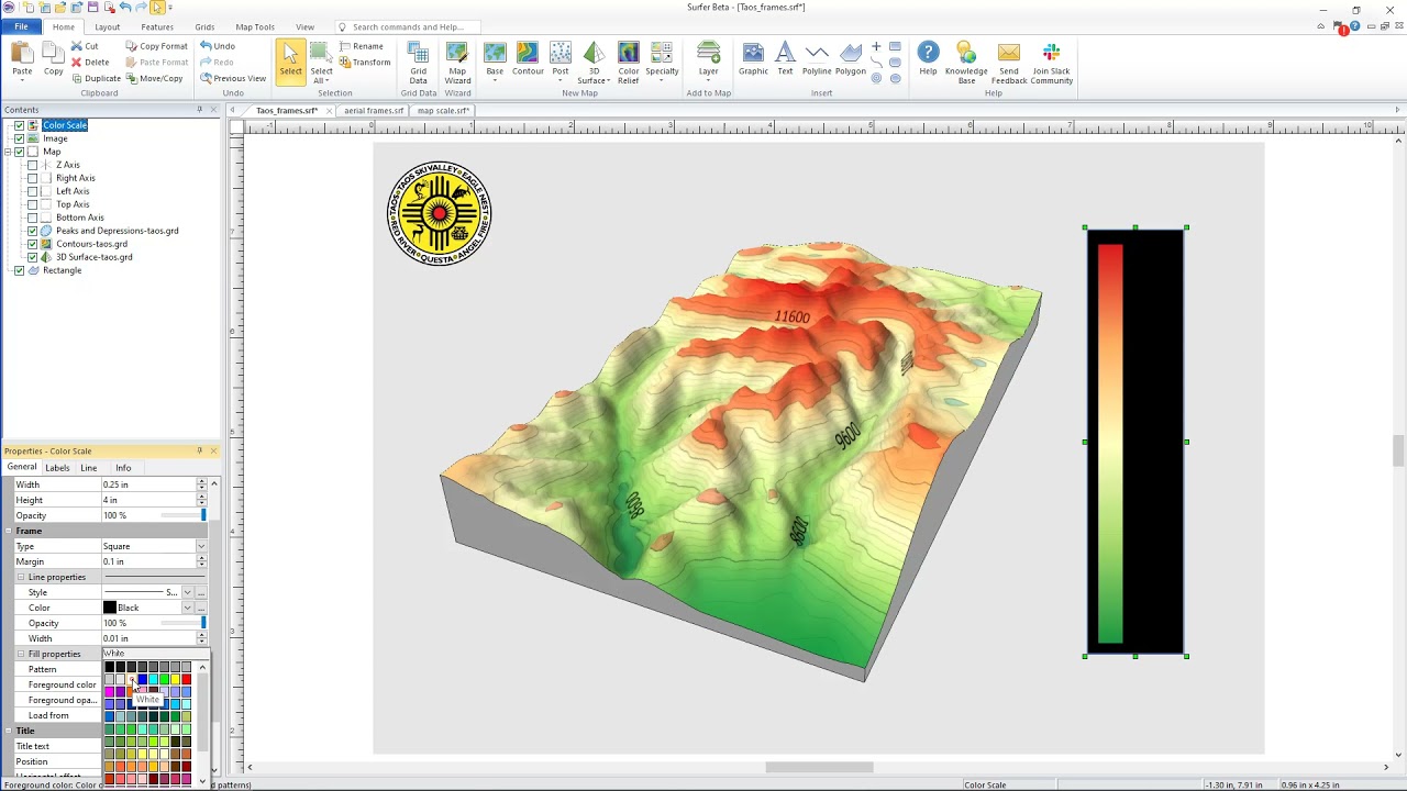 Surfer New Feature: Custom Color and Scale Frames - YouTube