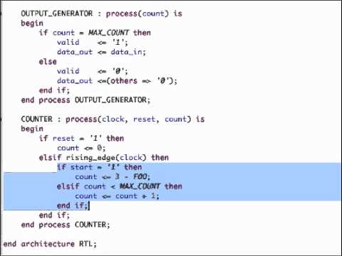 Structural Select for VHDL - YouTube