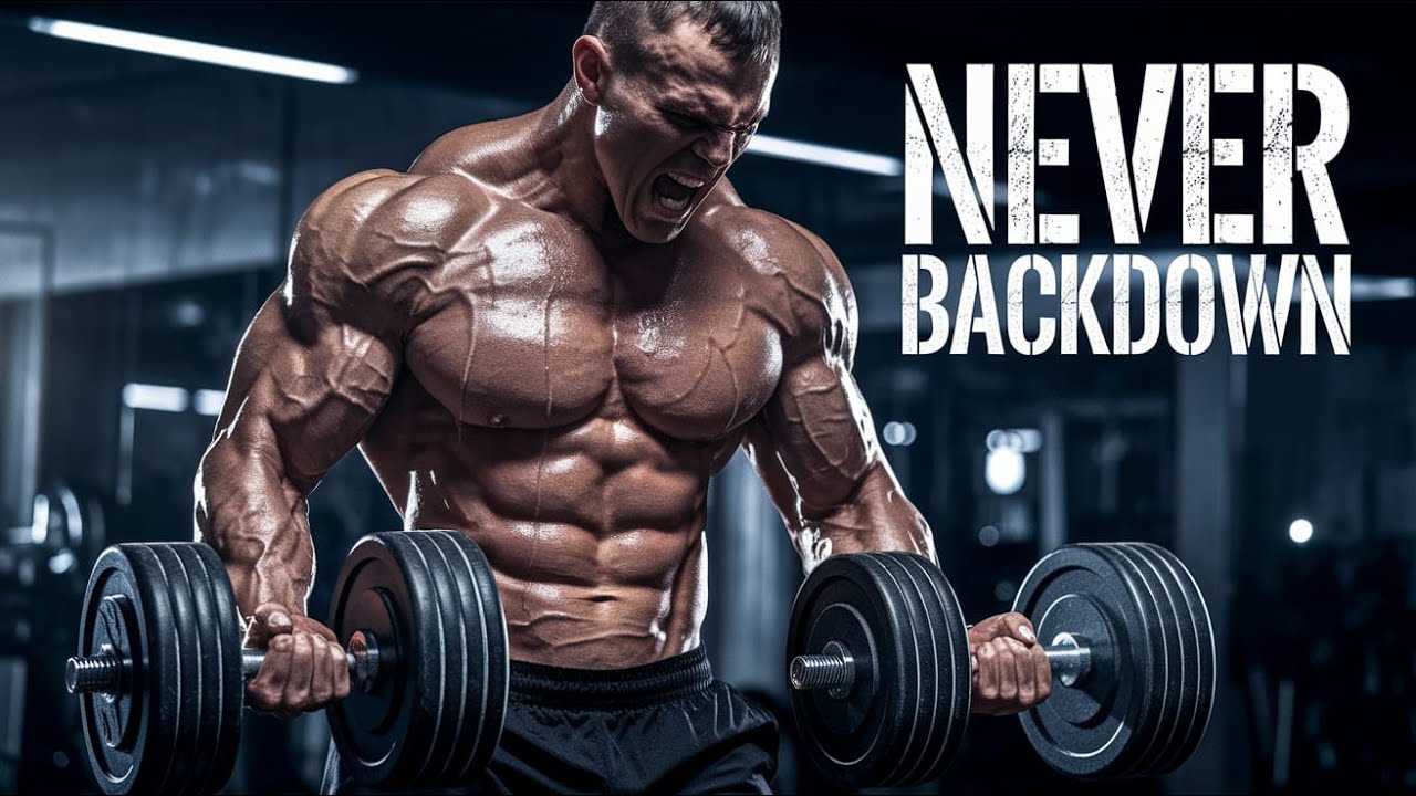 NEVER BACK DOWN | Relentless Workout Motivation Music 2025 - YouTube