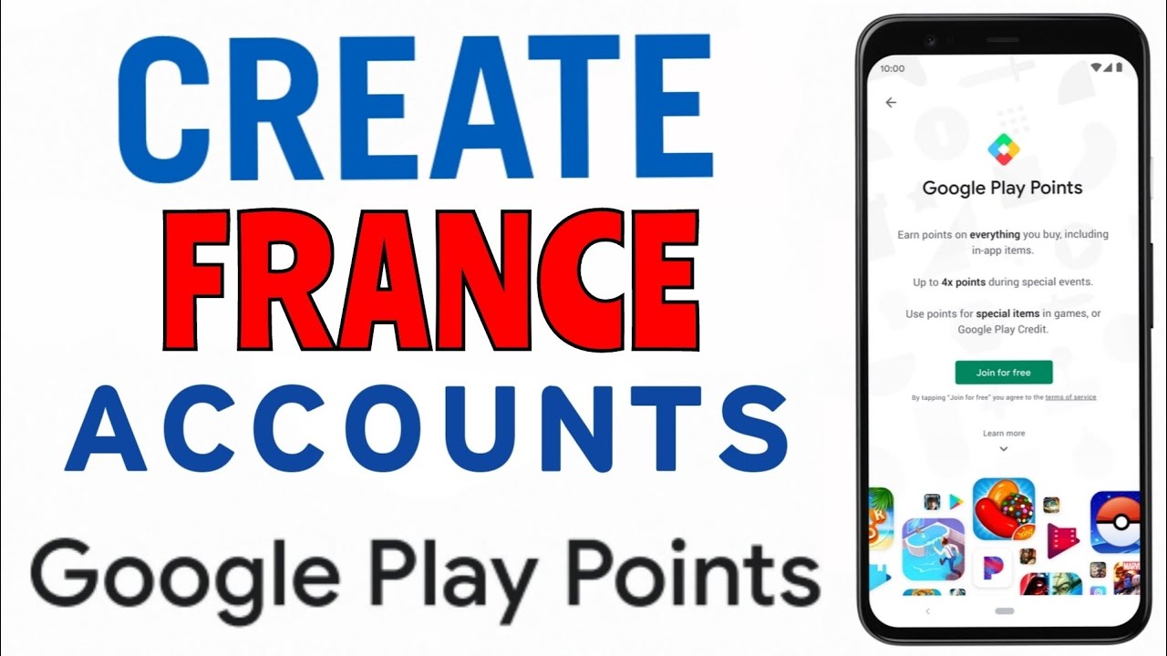 How To Create France Account To Earn Play Points | Google Play Points ...