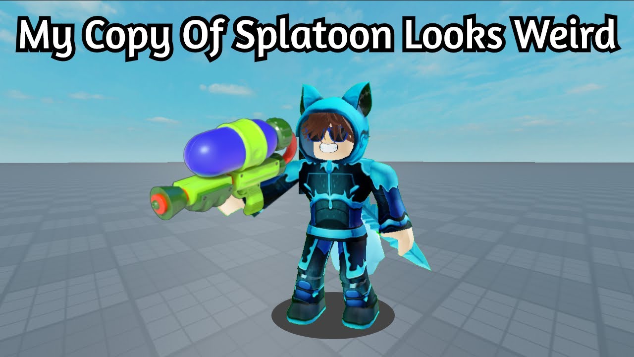 Playing Scuffed Roblox Splatoon - YouTube