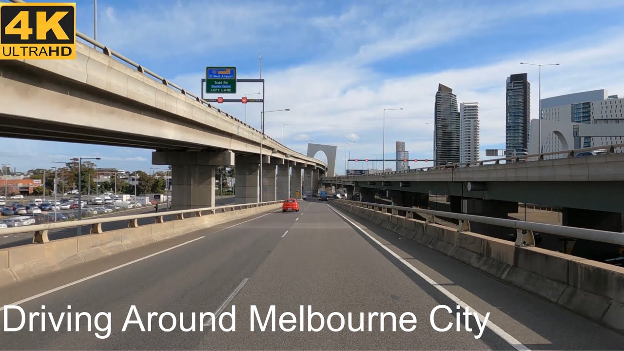 Driving Around Melbourne City | Windy Day | August 2022 | 4K UHD - YouTube