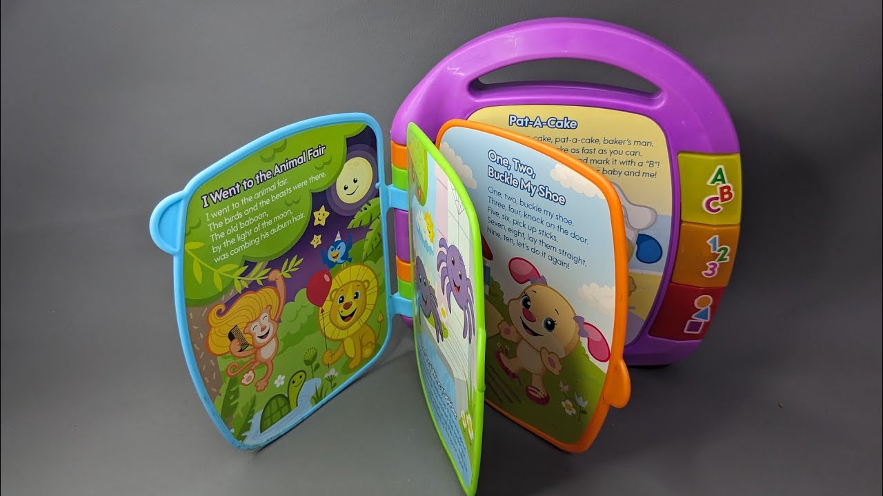 Fisher-Price Laugh and Learn Storybook Rhymes Book - YouTube