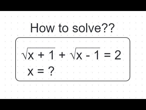 Good algebra question! - YouTube