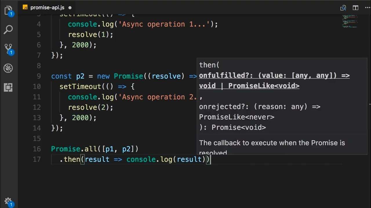 73 Running Promises in Parallel - YouTube