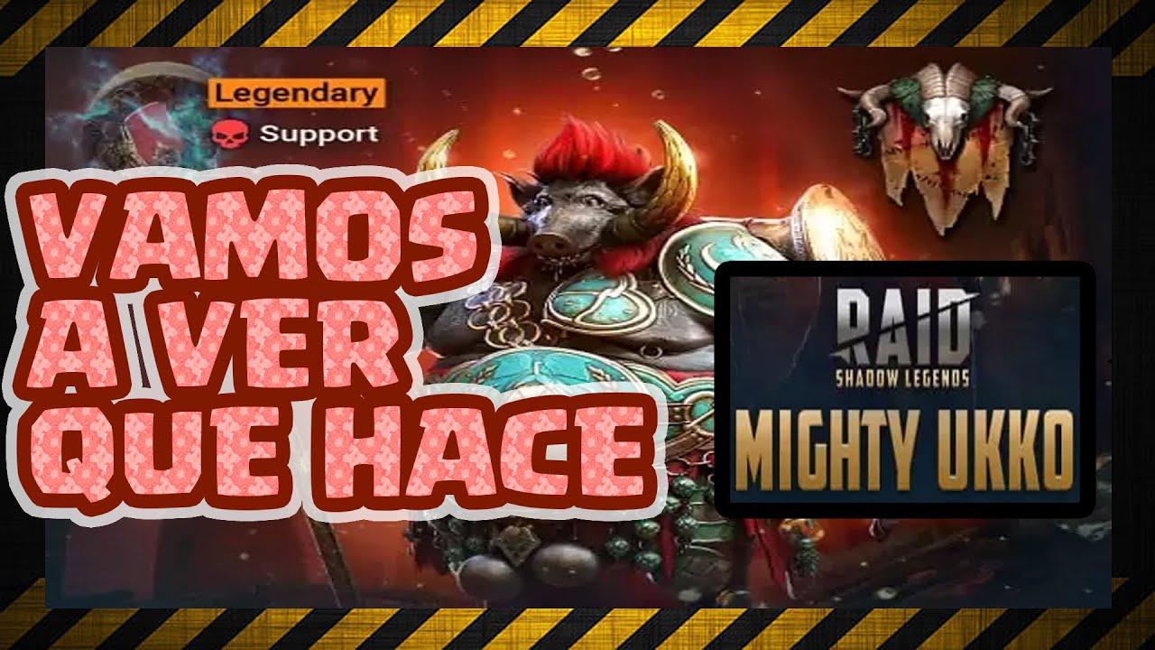 Raid Shadow Legends: Mi Build y donde me parece bueno Mighty Ukko - YouTube