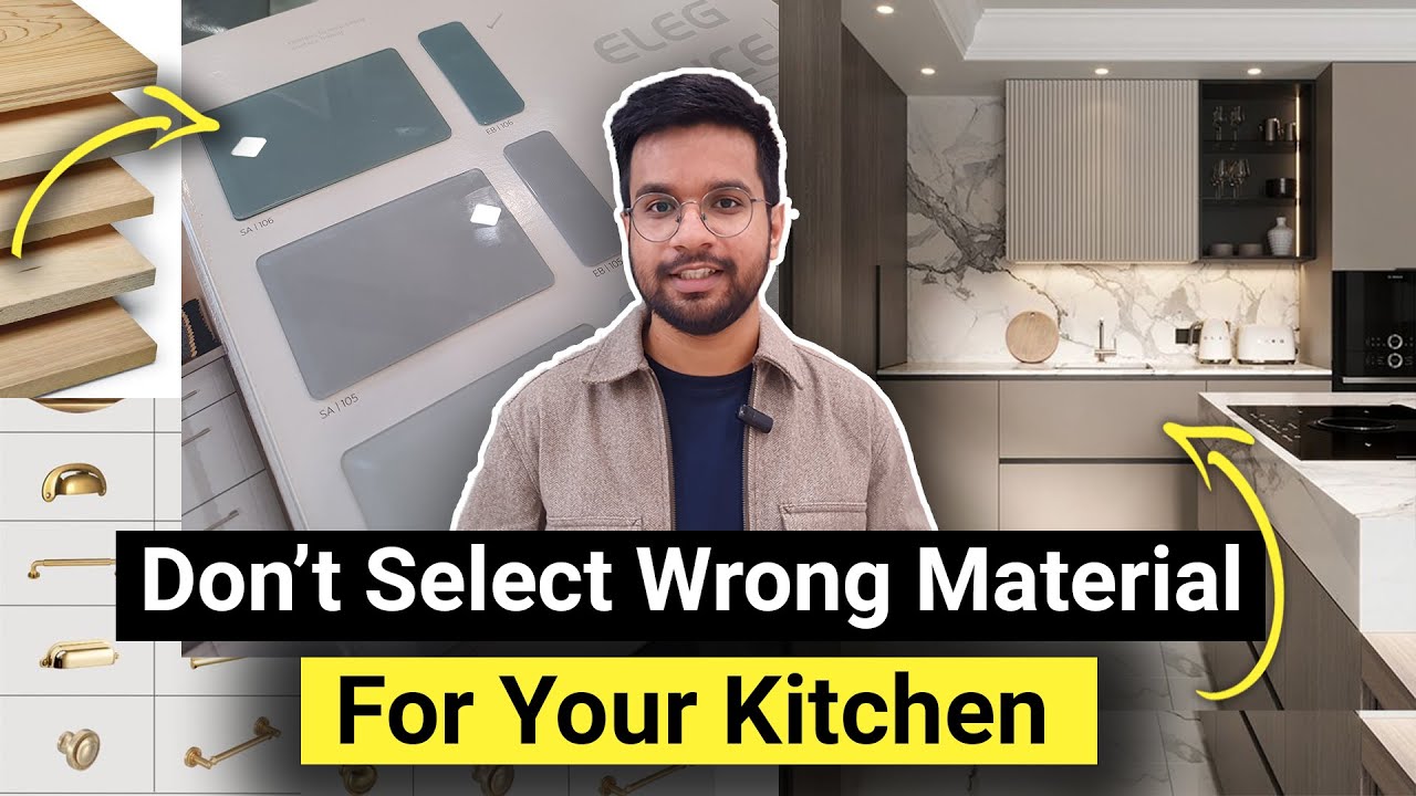 Best Kitchen Material Selection | kitchen laminate | acrylic vs ...