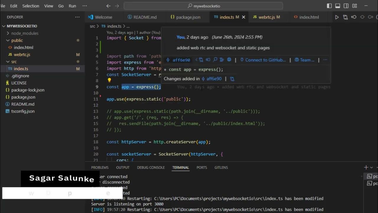 how to serve static html files from express web server - YouTube
