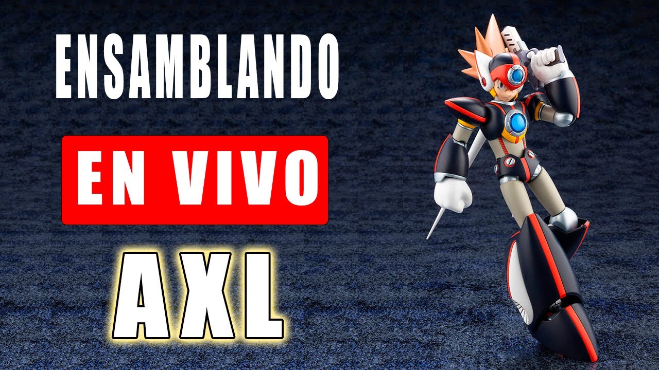 Mega Man X7 Axl Kotobukiya Model kit LIVE BUILD UP - YouTube