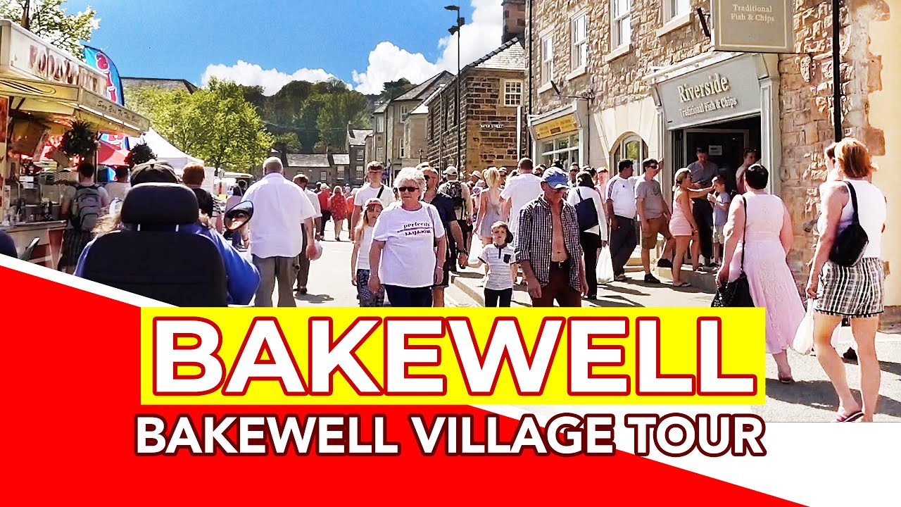 BAKEWELL 🇬🇧 Tour of Bakewell Derbyshire UK home of the Bakewell Pudding ...