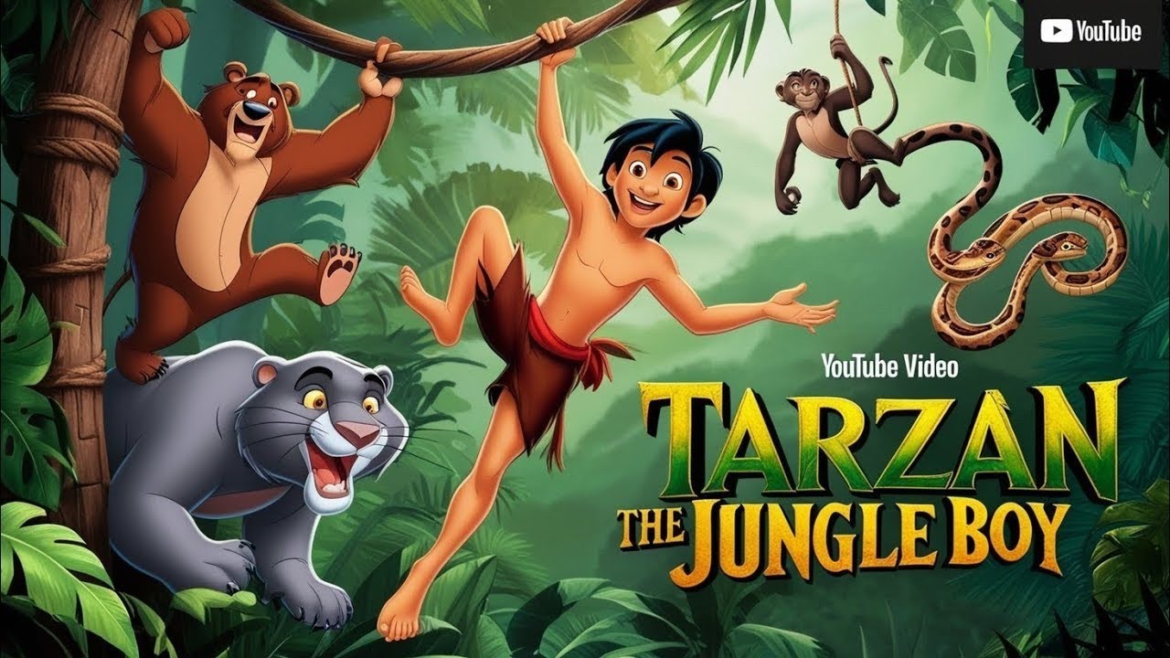 🎶 “Tarzan Song for Kids | Fun Jungle Adventure Rhymes 🐒🌳”#nurseryrhymes ...