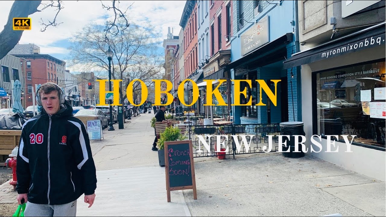 Hoboken NJ, Walking Tour In Downtown Washington Street Morning Walk ...