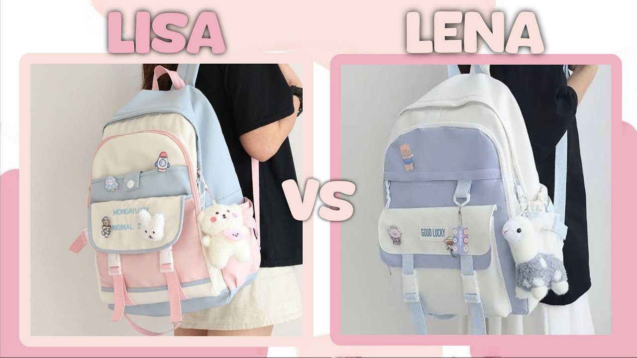 LISA VS LENA💖 (Cute school supplies & accessories) - YouTube