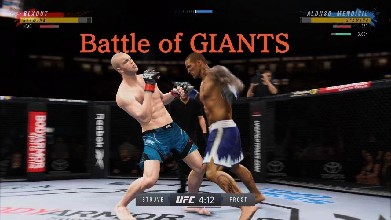 UFC 4 - THE BATTLE of the GIANTS! - YouTube