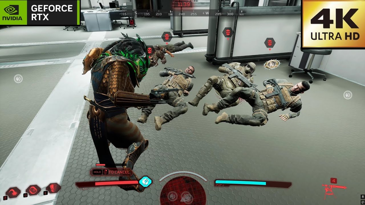 PREDATOR HUNTING GROUNDS - CLEOPATRA DISK vs FULL FIRETEAM INSIDE HOUSE ...