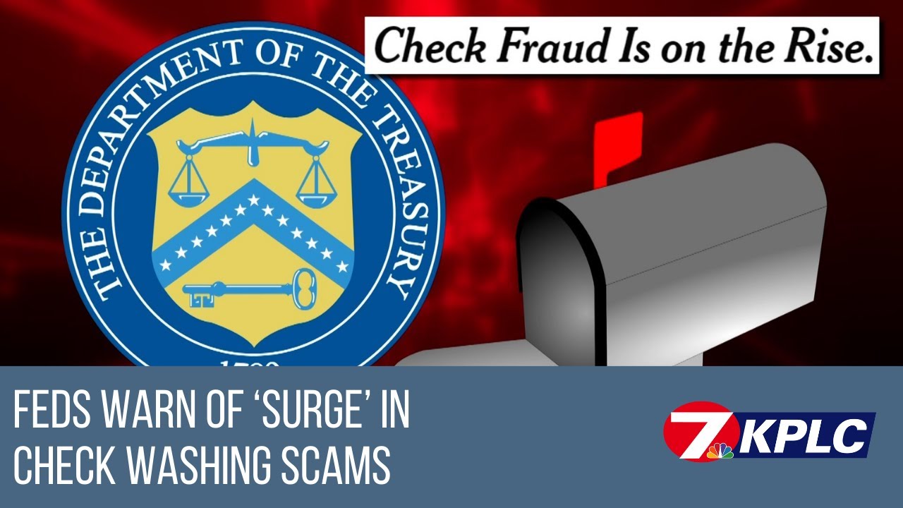 Feds warn of ‘surge’ in check washing scams - YouTube