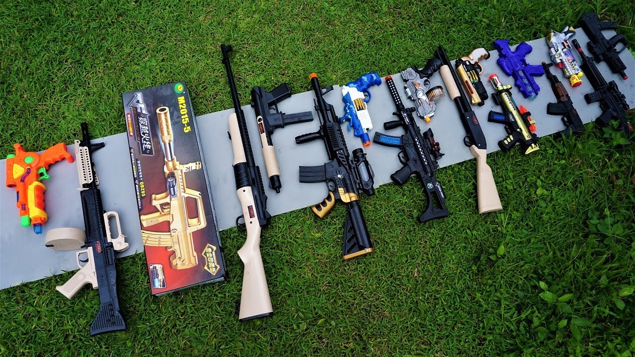 Mencari dan Unboxing Tembak Tembakan New Gun Assault Rifle Sniper Gun ...